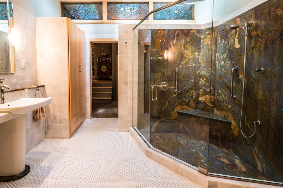 Frank Lloyd Wright Inspired House - Modern - Bathroom - Cincinnati - by Codis, Inc. Photography ...