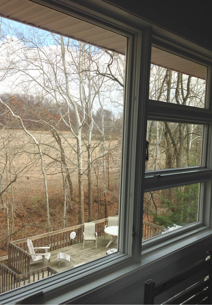 Frank Lloyd Wright style casement awning and fixed light window ...
