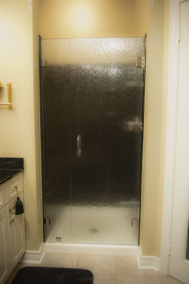FROSTED GLASS INLINE GLASS SHOWER DOOR - Modern - Bathroom - Toronto ...