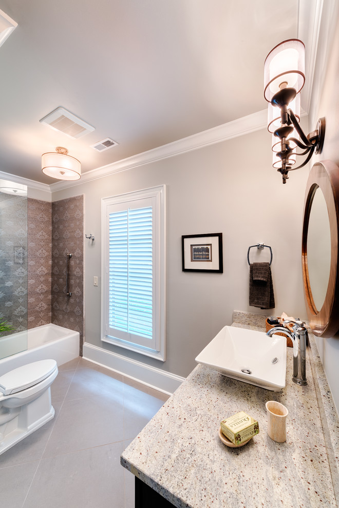 Full Home Remodel: Transition - Traditional - Bathroom - Charlotte - by ...