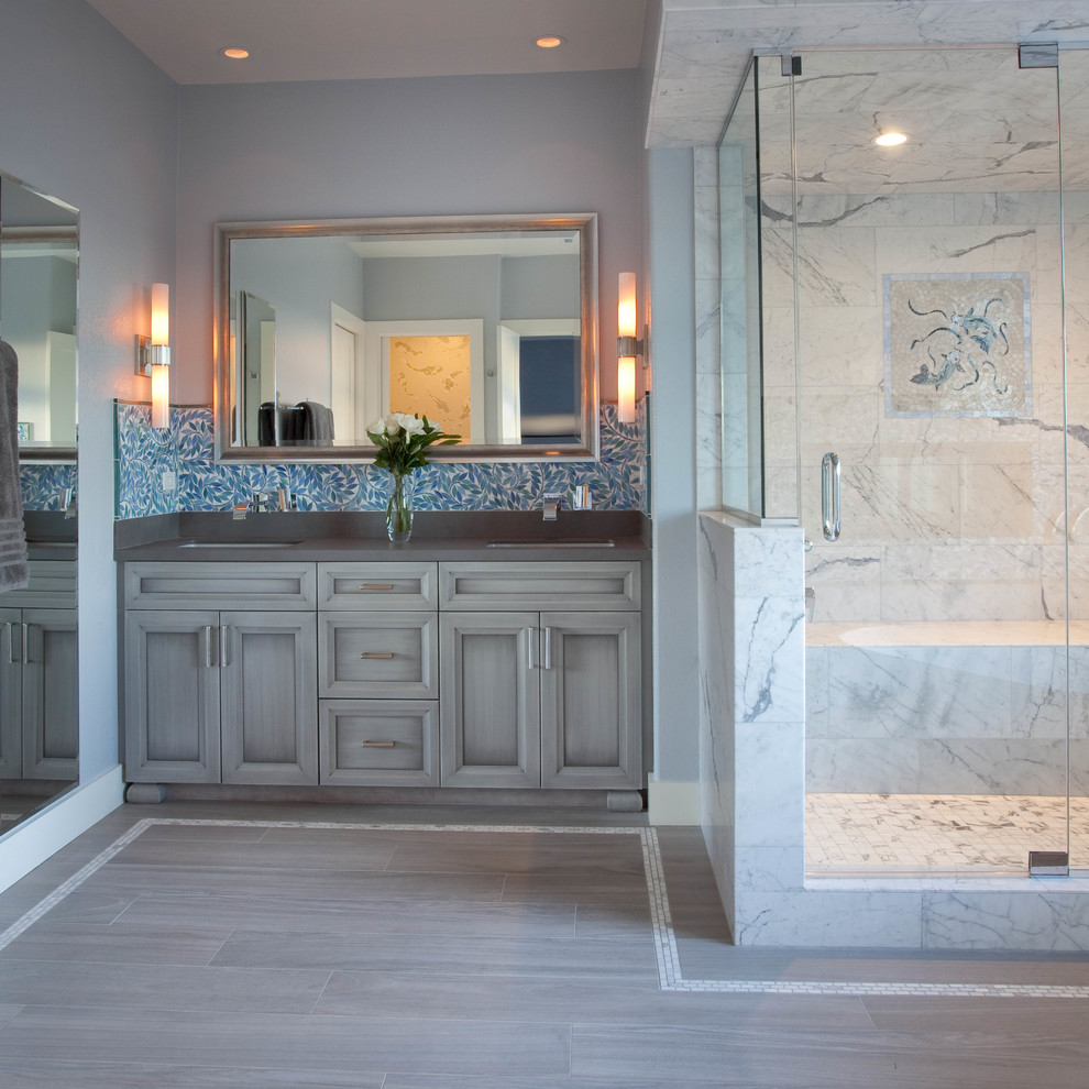 Full House Remodel and Addition - Carlsbad, CA - Beach Style - Bathroom ...