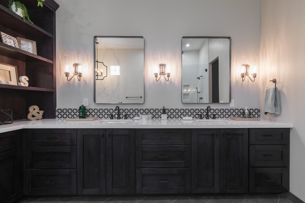 Gilbert Remodel and Interior Design - Farmhouse - Bathroom - Phoenix ...