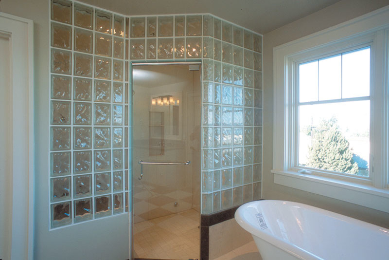 Glass Block Shower - Modern - Bathroom - New York - by Eastern Glass ...