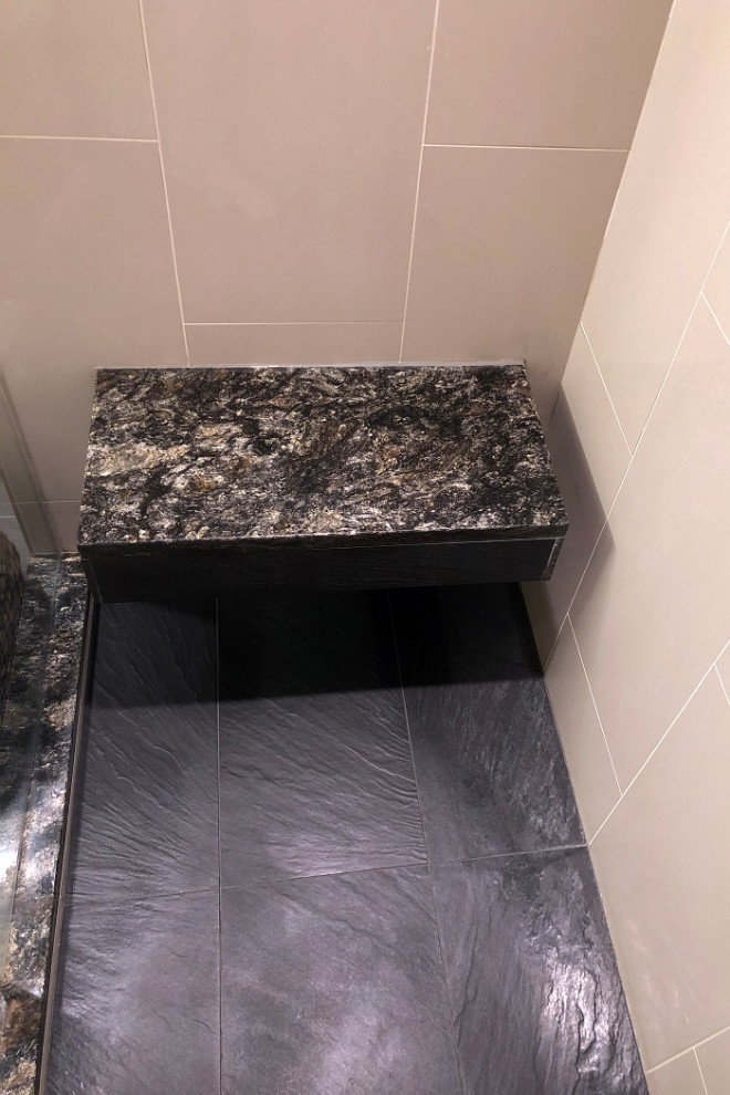 Golden Kosmus Granite - Transitional - Bathroom - by Instyle Tilecraft Ltd. | Houzz