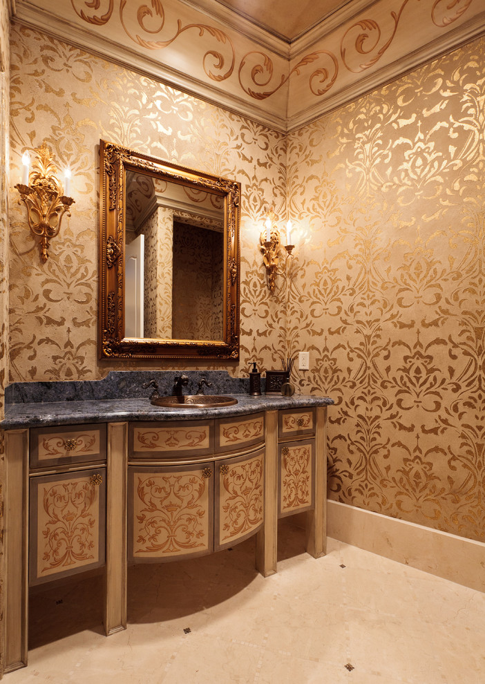 Golden Masterpiece - Traditional - Bathroom - Houston - by Anything But ...