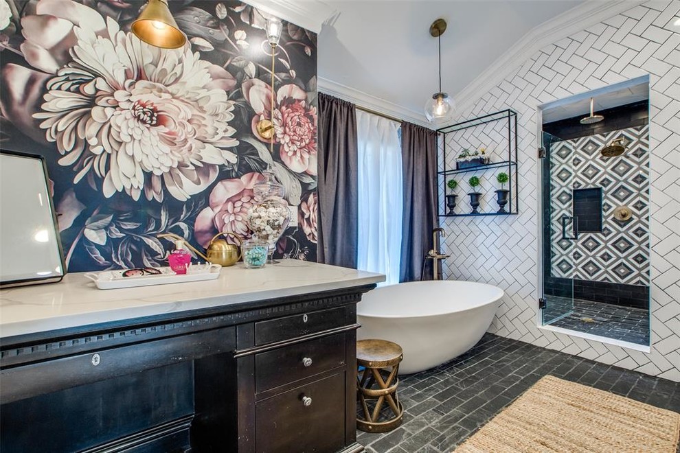 Golf course Split Level Contemporary Total Remodel - Contemporary ...