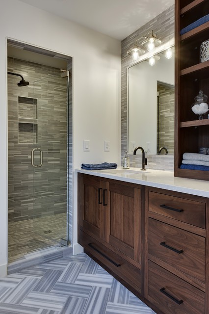Gorgeous Modern Tudor Style Home - Modern - Bathroom - Minneapolis - by ...
