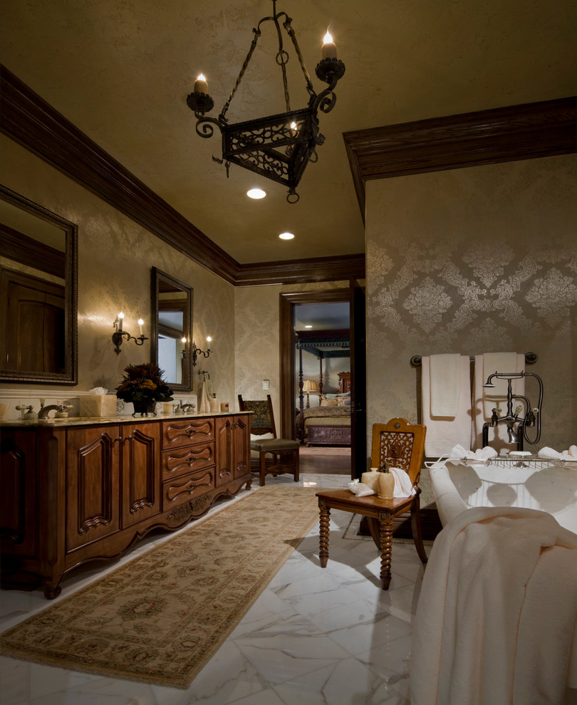 Gothic Castle in the Blue Ridge Mountains - Traditional - Bathroom ...