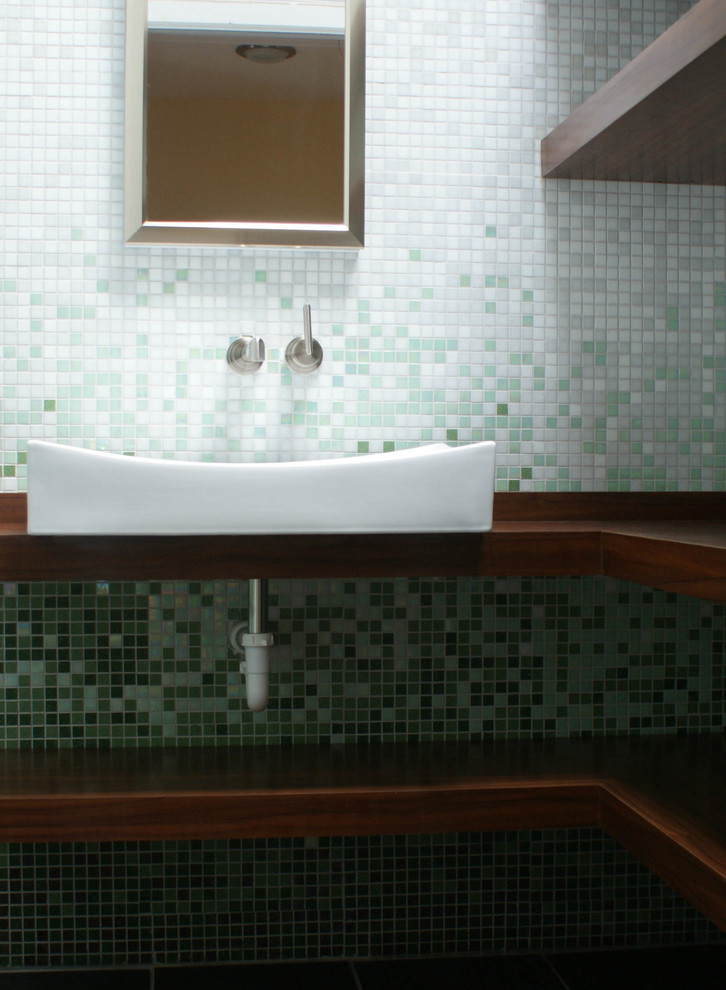 Gradient Mosaic Wall Tile - Contemporary - Bathroom - Philadelphia - by ...