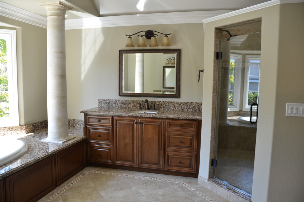 Grand Master Bath in Alamo - Traditional - Bathroom - San Francisco ...