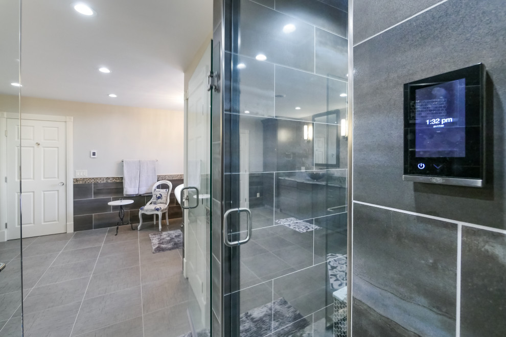 Grand Master Bathroom - Transitional - Bathroom - Cleveland - by Hughes ...