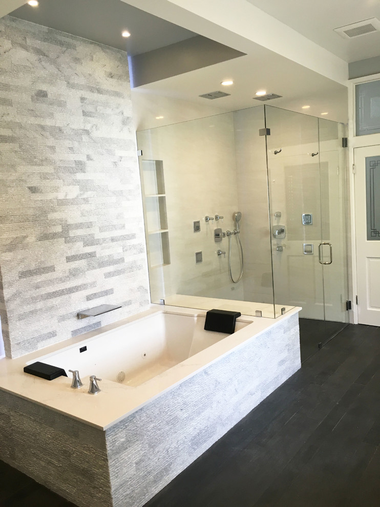 Grand Master Bathroom in Hancock Park in progress... - Transitional ...