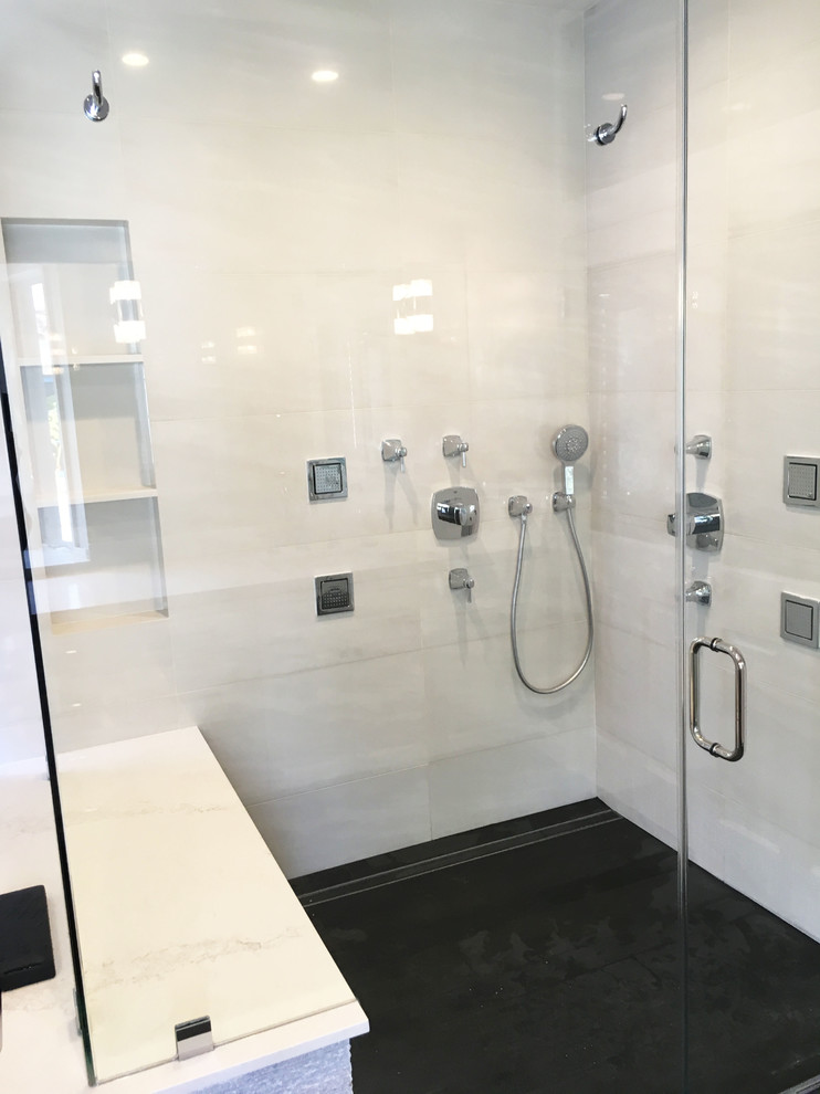 Grand Master Bathroom in Hancock Park in progress... - Classique Chic - Salle de Bain - Los ...