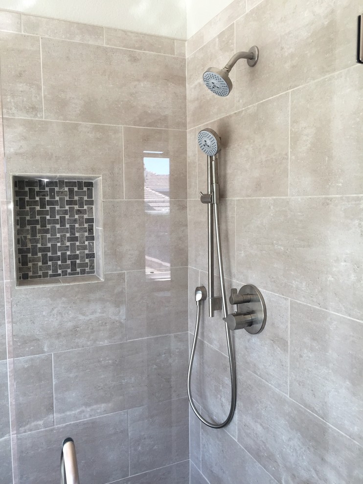 Greige Master Bath - Traditional - Bathroom - Sacramento - by The ...