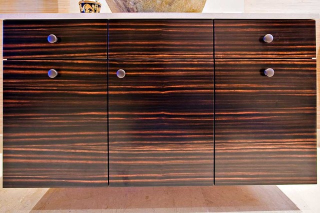 Macassar Ebony Veneer Cabinets | Cabinets Matttroy