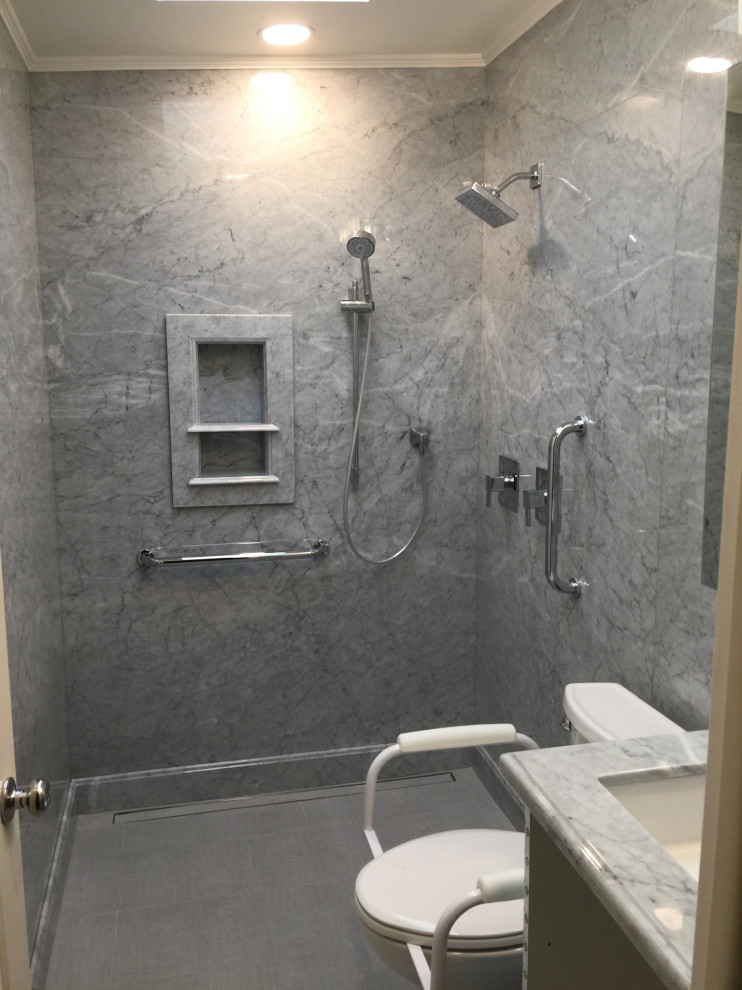 Handicap bathroom remodel - Contemporary - Bathroom - Salt Lake City ...