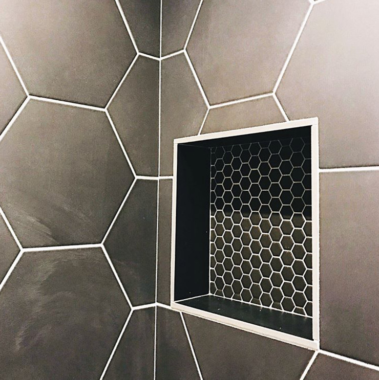 Hexagon Tiles - Modern - Bathroom - Chicago - by Home Carpet One | Houzz