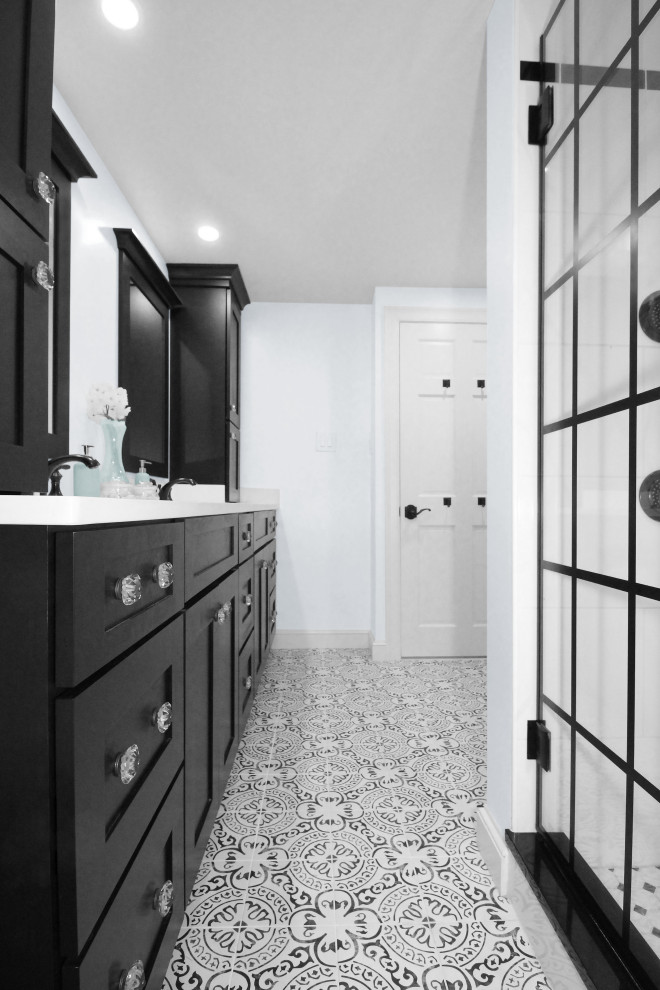 High Contrast - Modern - Bathroom - Boston - by Renovisions | Houzz