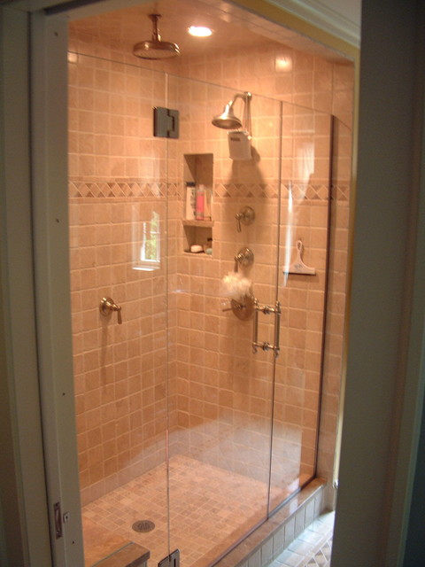 Hillside Colonial - Master Bath Shower - Traditional - Bathroom ...