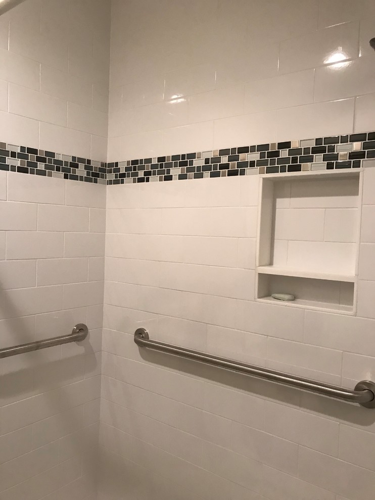 Hummer Tub/Shower Conversion into Walk-in Shower - Contemporary ...