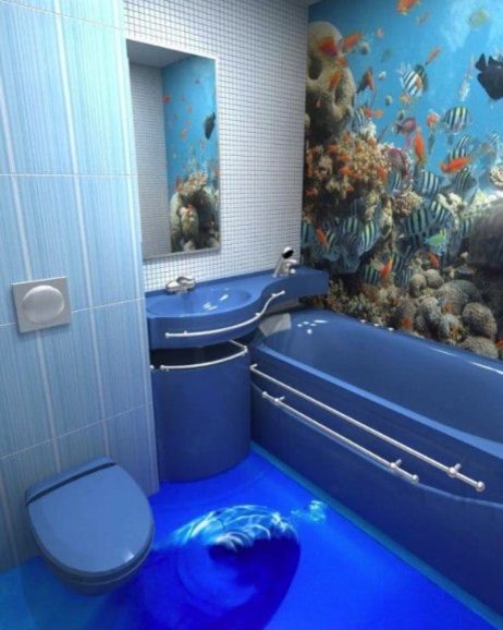 Crazy Bathroom Floors