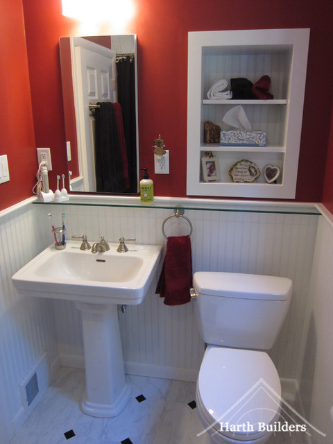 Inset Shelving - Traditional - Bathroom - Philadelphia - by Harth ...