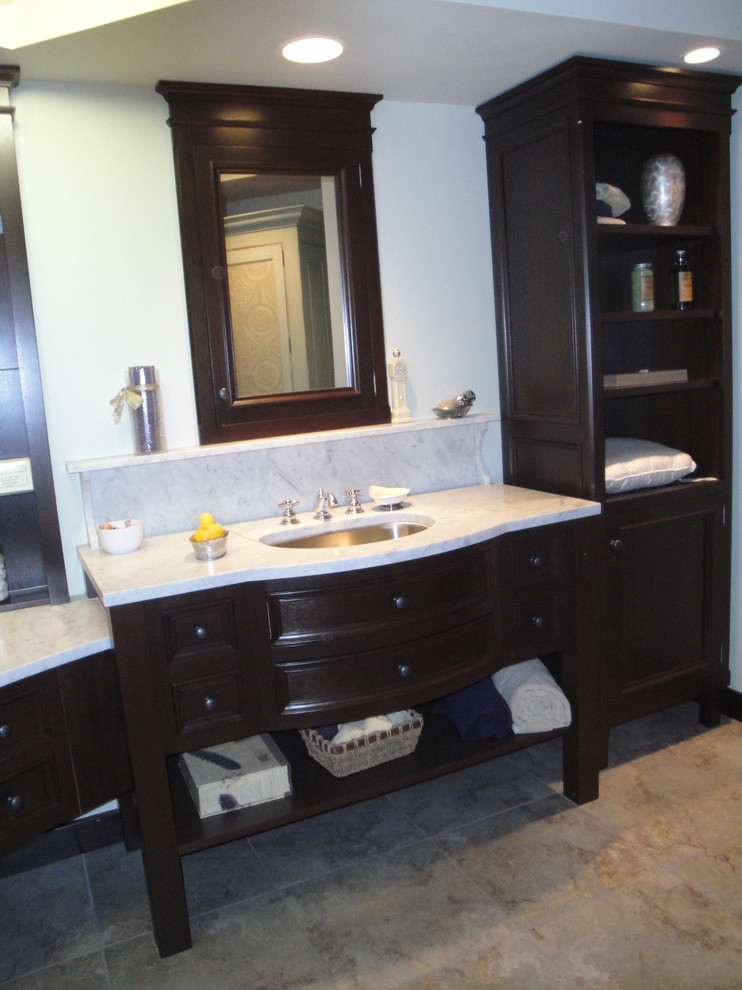 inset vanity - Transitional - Bathroom - Orange County - by The Kitchen ...