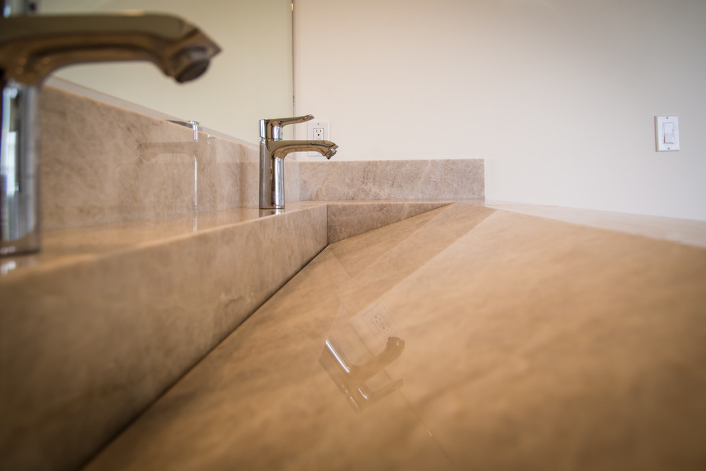 Integral Stone Sinks - Contemporary - Bathroom - Los Angeles - by ...