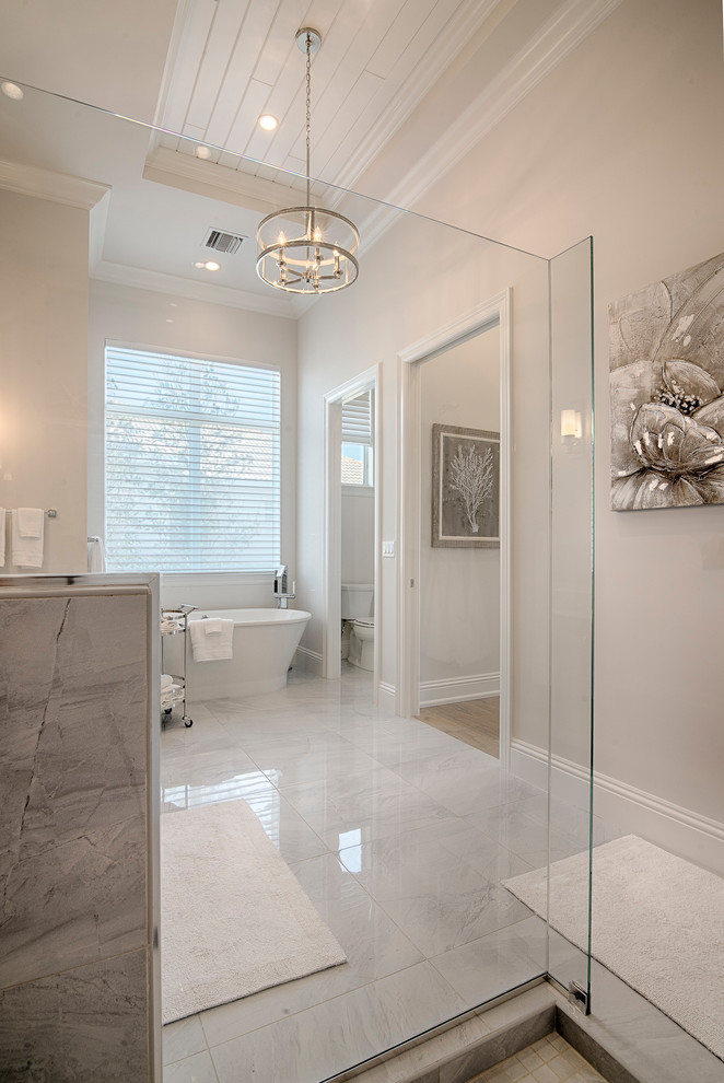 Island | Coastal Caxambas - Classique Chic - Salle de Bain - Miami - par Divco Custom Homes | Houzz