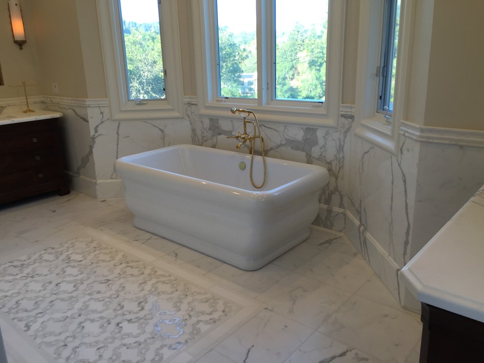 Italian Marble Spa Bathroom - Traditional - Bathroom - San Francisco ...