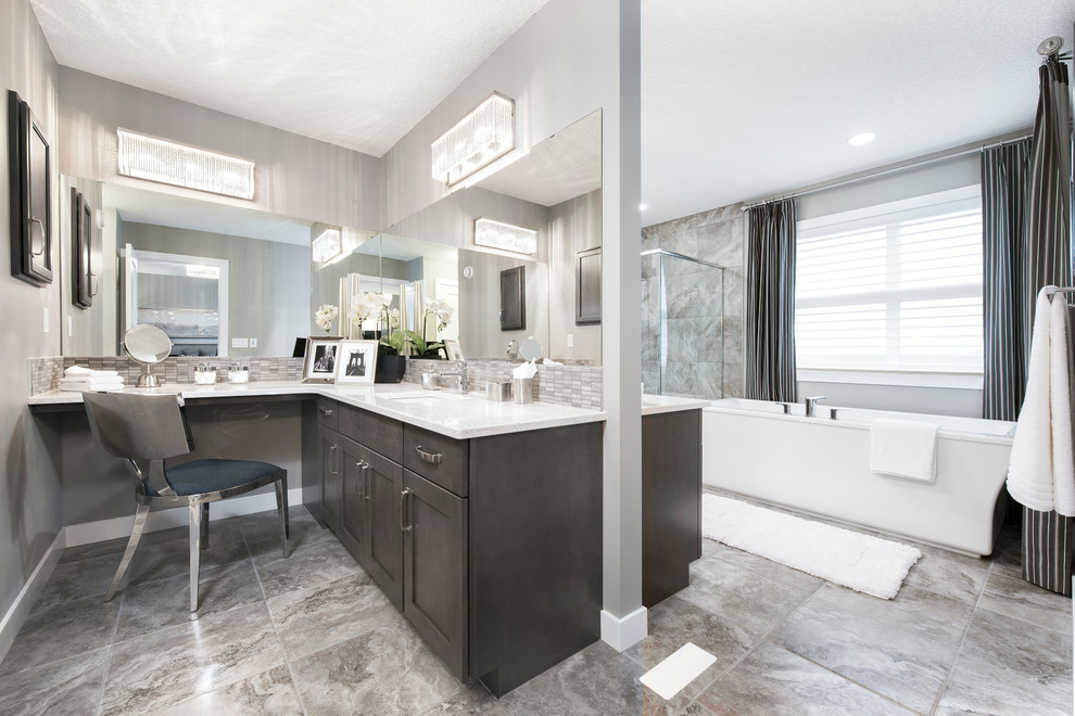 Jayman MasterBUILT Homes - Contemporary - Bathroom - Edmonton - by World Stone Inc. | Houzz