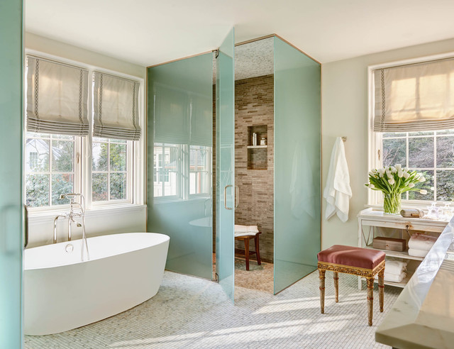 Kate - Traditional - Bathroom - Charlotte - by Gray Walker Interiors ...