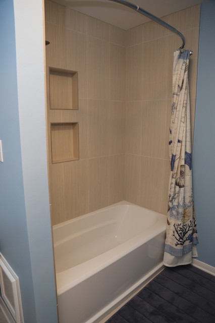 Kiamesha kitchen, living room remodel. - Beach Style - Bathroom ...