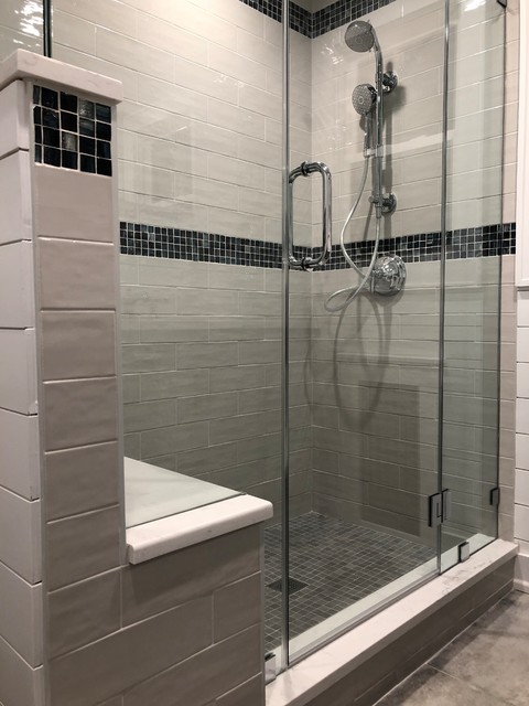 Knee Wall Bathroom - Modern - Bathroom - New York - by UNO GROUP HOME ...