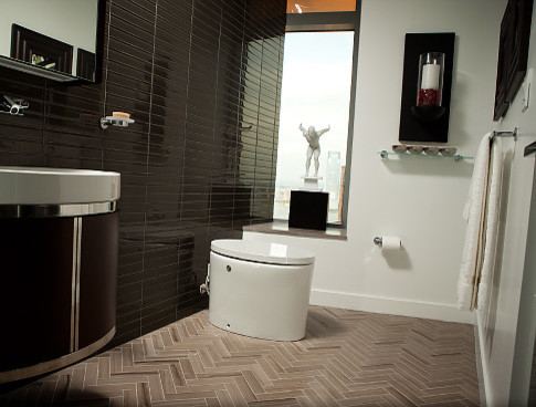 Kohler K-3492 Purist Hatbox toilet - Modern - Bathroom - New York | Houzz