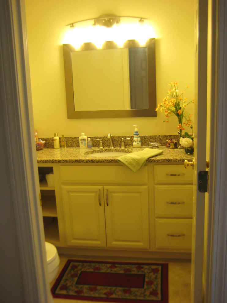 Kraftmaid Montclair Canvas Kitchen-McNally - Traditional - Bathroom ...