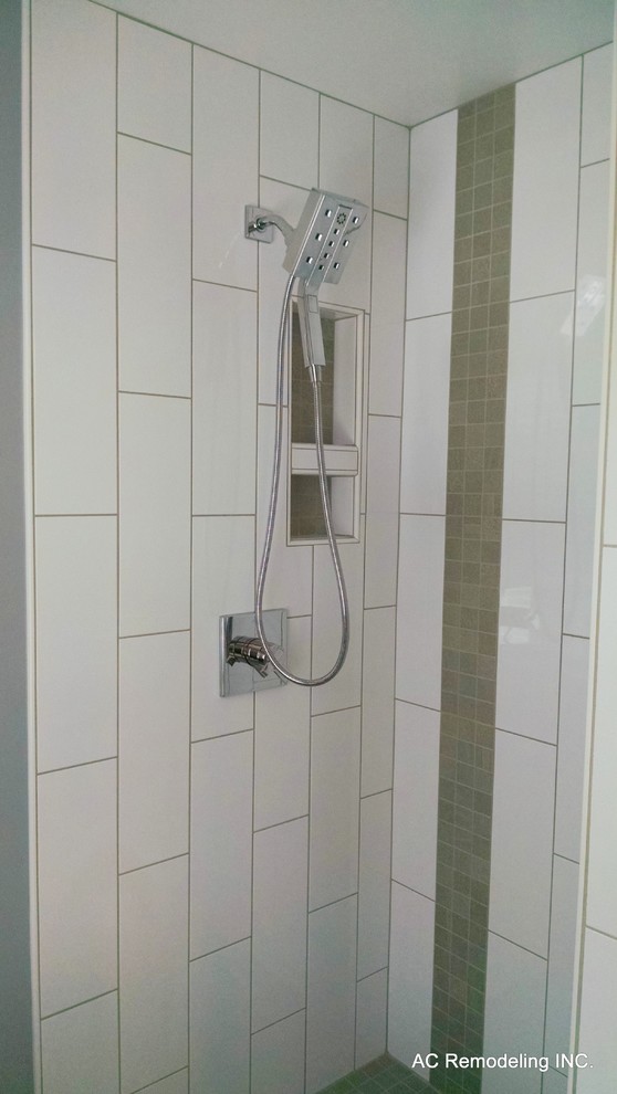 L-shape Master bathroom in N. Potomac - Modern - Bathroom - DC Metro ...