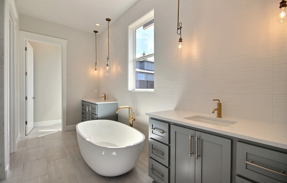 L-Shaped Home : Master Suite - Transitional - Bathroom - Portland - by ...