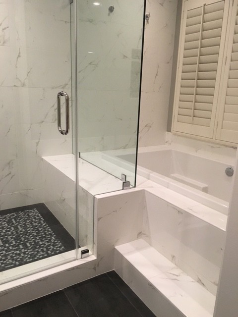 La Canada Master Bathroom in Progress - Transitional - Bathroom - Los ...