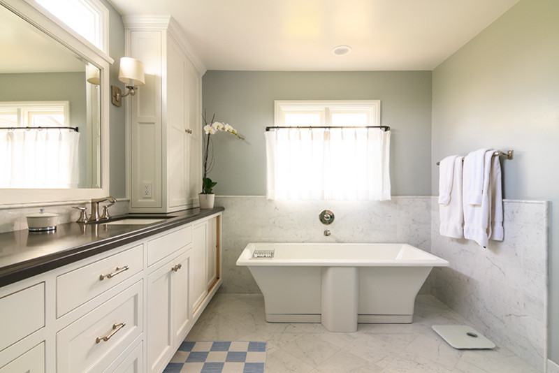 La Jolla Historic English Tudor - Transitional - Bathroom - San Diego ...