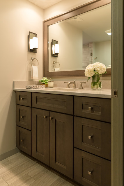 Lake Geneva Summer House Remodel - Midcentury - Bathroom - Chicago - by ...