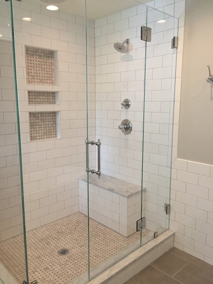 Lake Highlands Master Bath Remodel - Transitional - Bathroom - Dallas ...