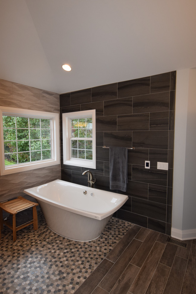 Lake Villa Master Bathroom Tile - Bathroom - Chicago - by Lake County ...