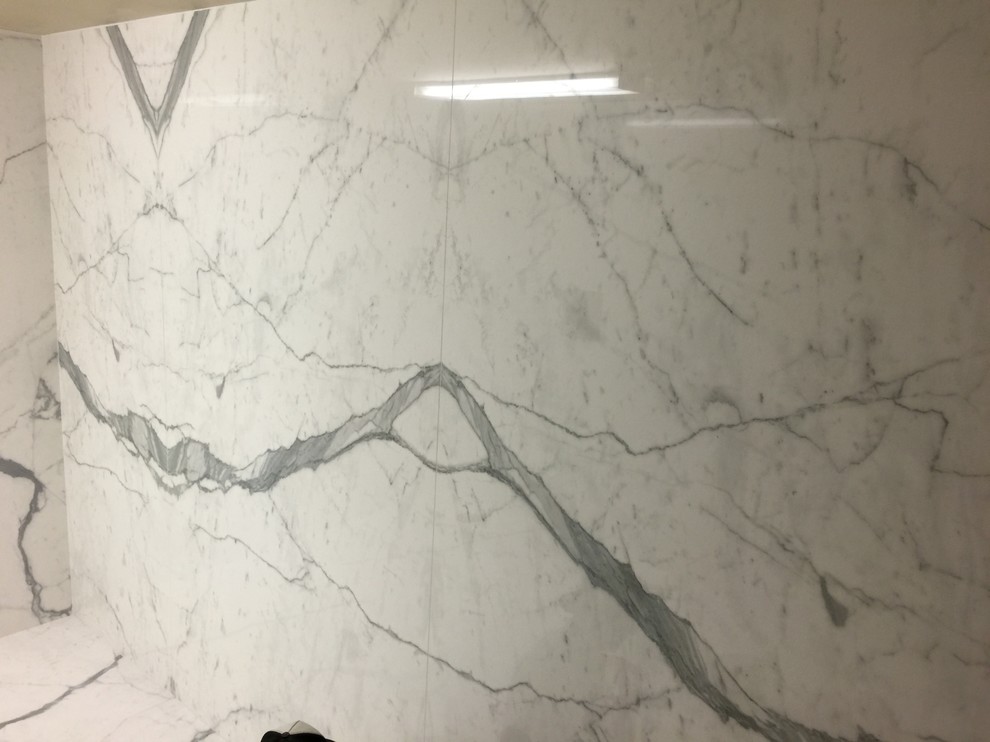 Large Format porcelain panels - Modern - Bathroom - Orange County - by ...