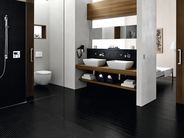 Large Modern Master Bathroom - Modern - Bathroom - Chicago - by Geberit ...
