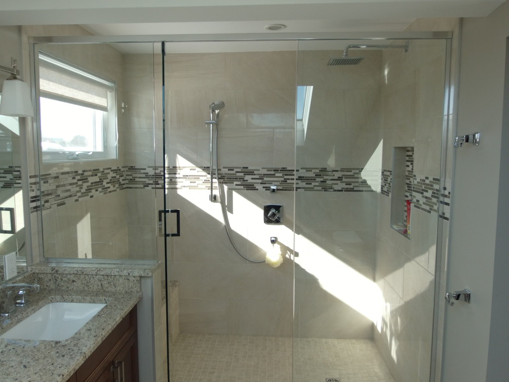 Large Walk In Shower - Transitional - Bathroom - Ottawa - by Manotick ...