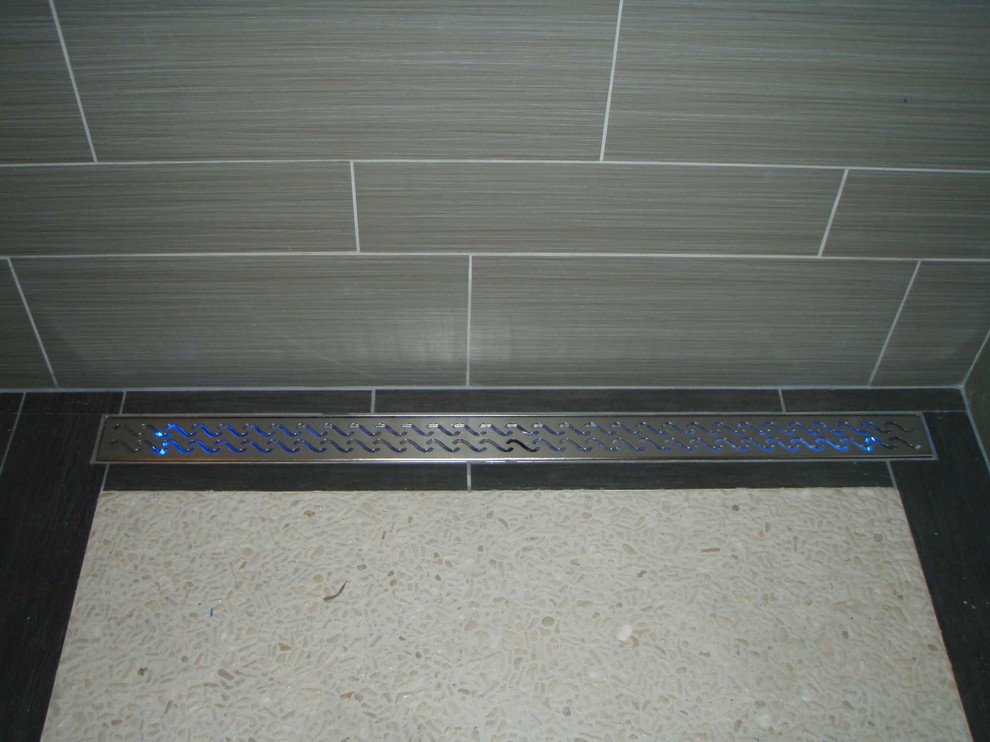 LED shower drain - Contemporary - Bathroom - Hawaii - by User | Houzz