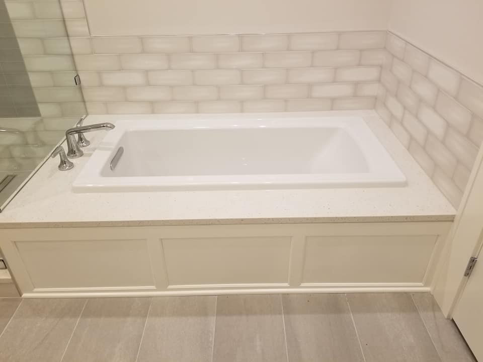 Linear Drain Bath in Historic Hillcrest - Bathroom - Little Rock - by ...