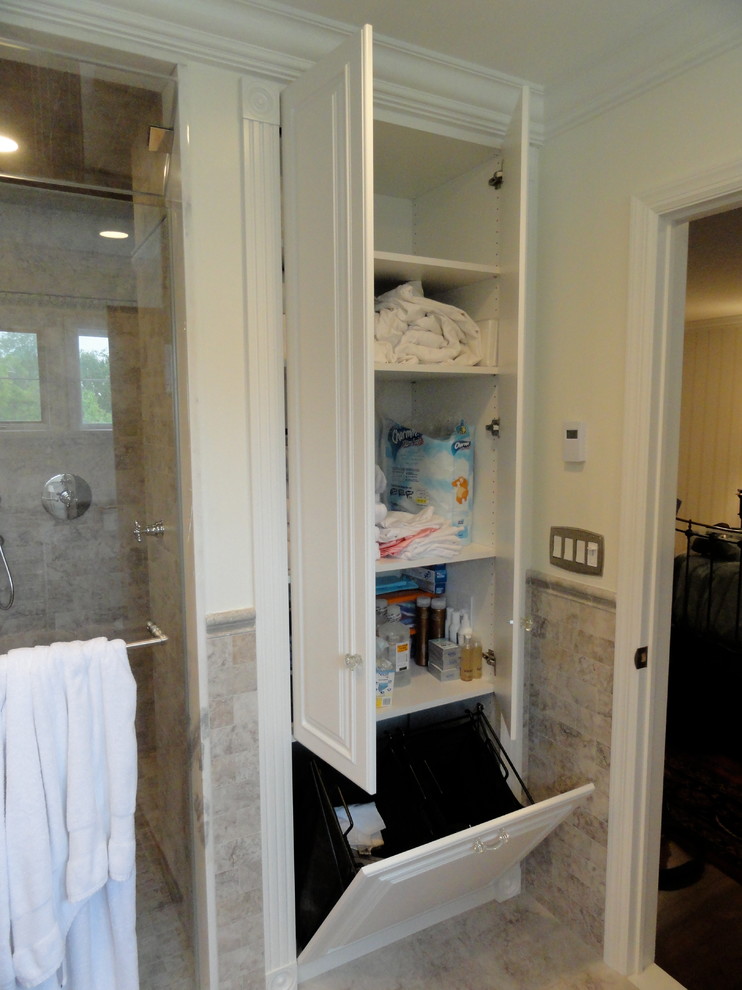 Linen Closets/Bathroom Cabinets - Traditional - Bathroom - New York ...