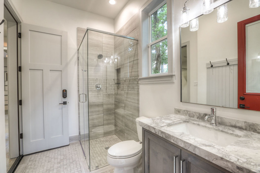 Lomness Residence - Craftsman - Bathroom - Houston - by Alleanza Custom ...